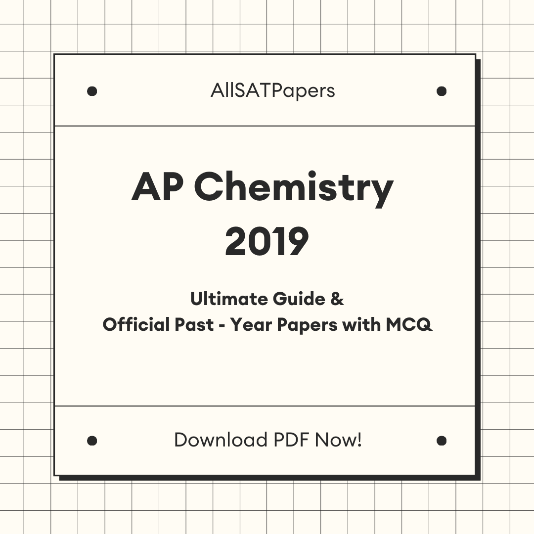 Official AP Chemistry 2019 Full Exam | AP Test with MCQ and Answers in ...
