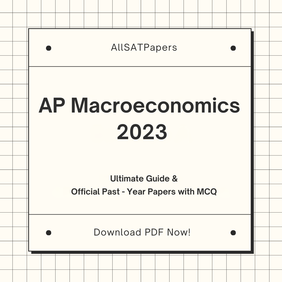 Official AP Macroeconomics 2023 Full Exam | AP Test with MCQ and Answe ...
