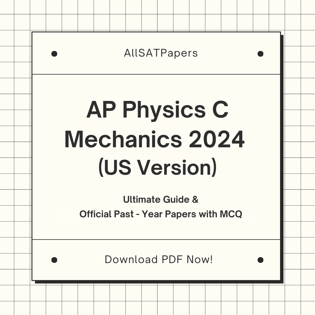 Official AP Physics C: Mechanics 2024 US Version Full Exam | AP Test w ...