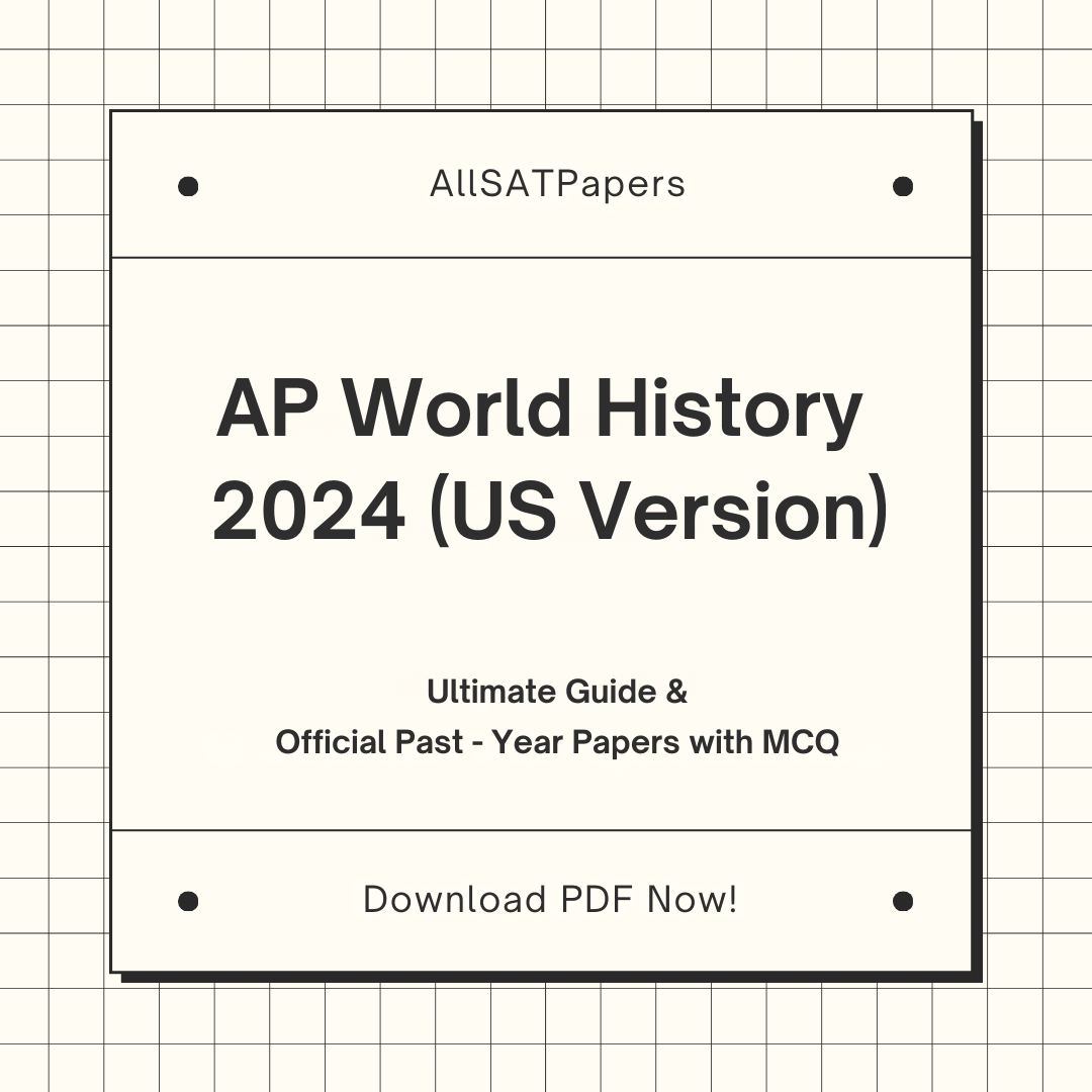 Official AP World History 2024 (US Version) Full Exam | AP Test with M ...