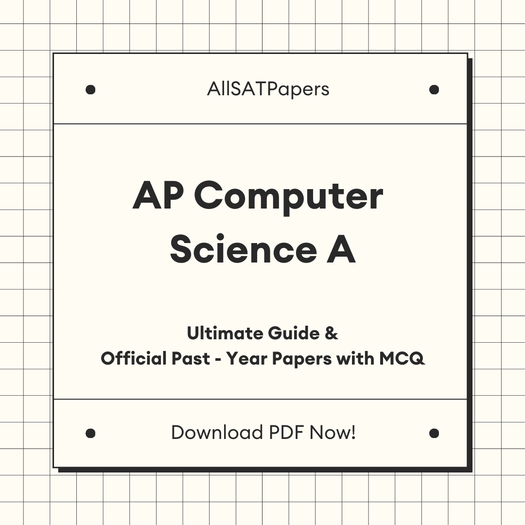 The Ultimate AP Computer Science A Guide & Official Past-Year Papers w ...