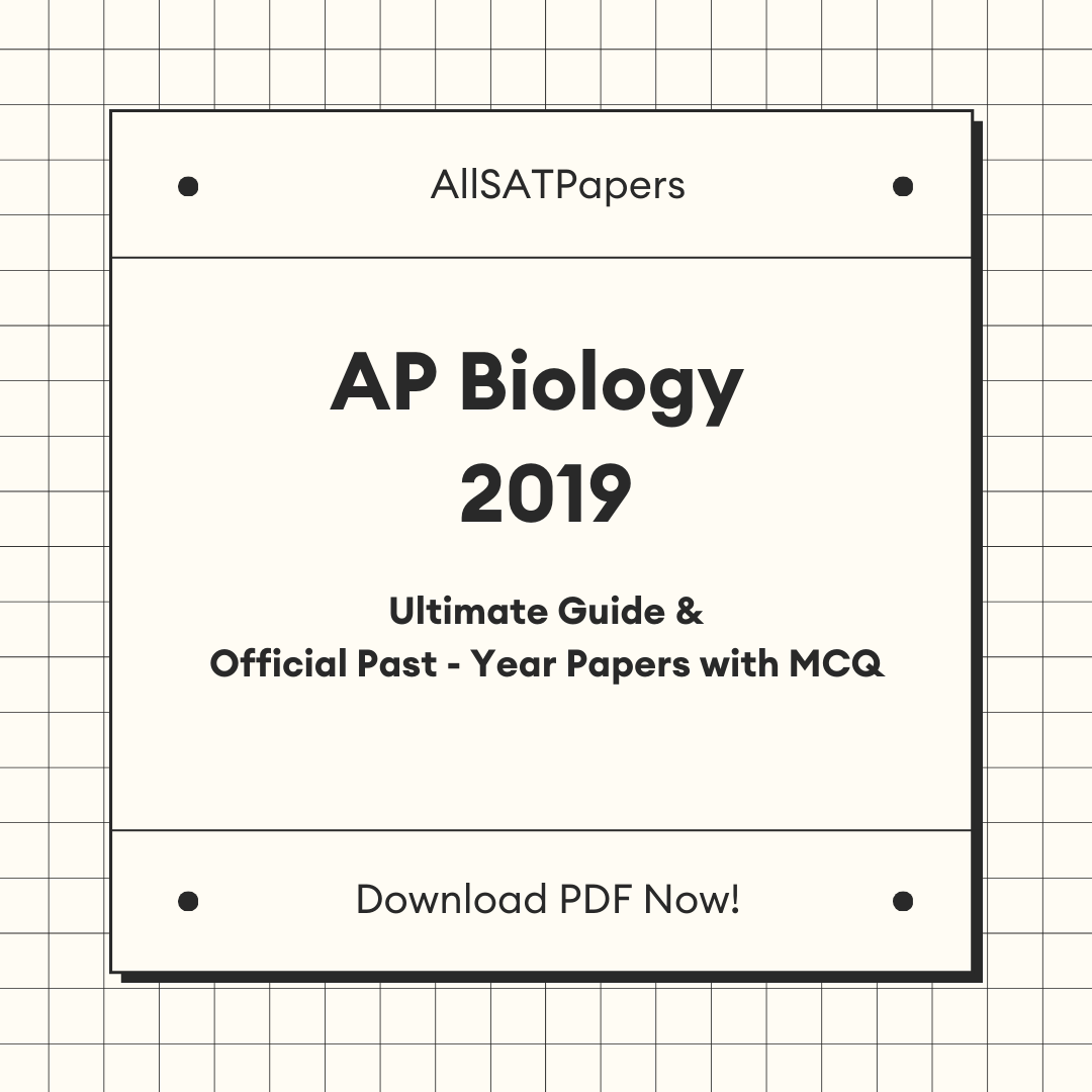 Official AP Biology 2019 Full Exam | AP Test with MCQ and Answers in P ...