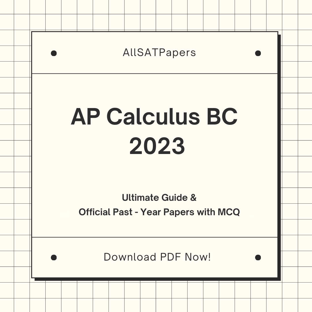 Official AP Calculus BC 2023 Full Exam | AP Test with MCQ and Answers ...