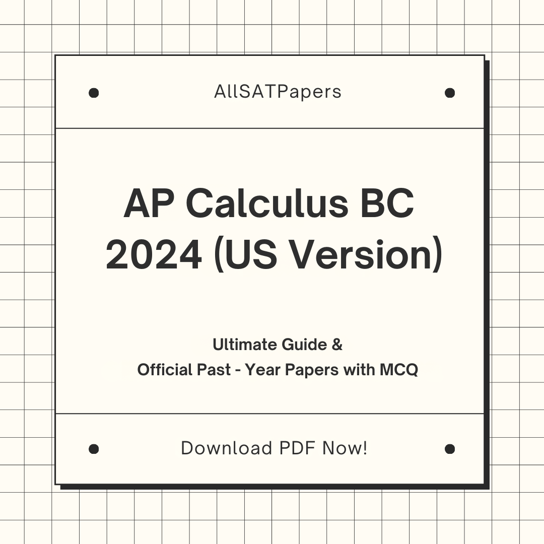 Official AP Calculus BC 2024 US Version Full Exam | AP Test with MCQ a ...