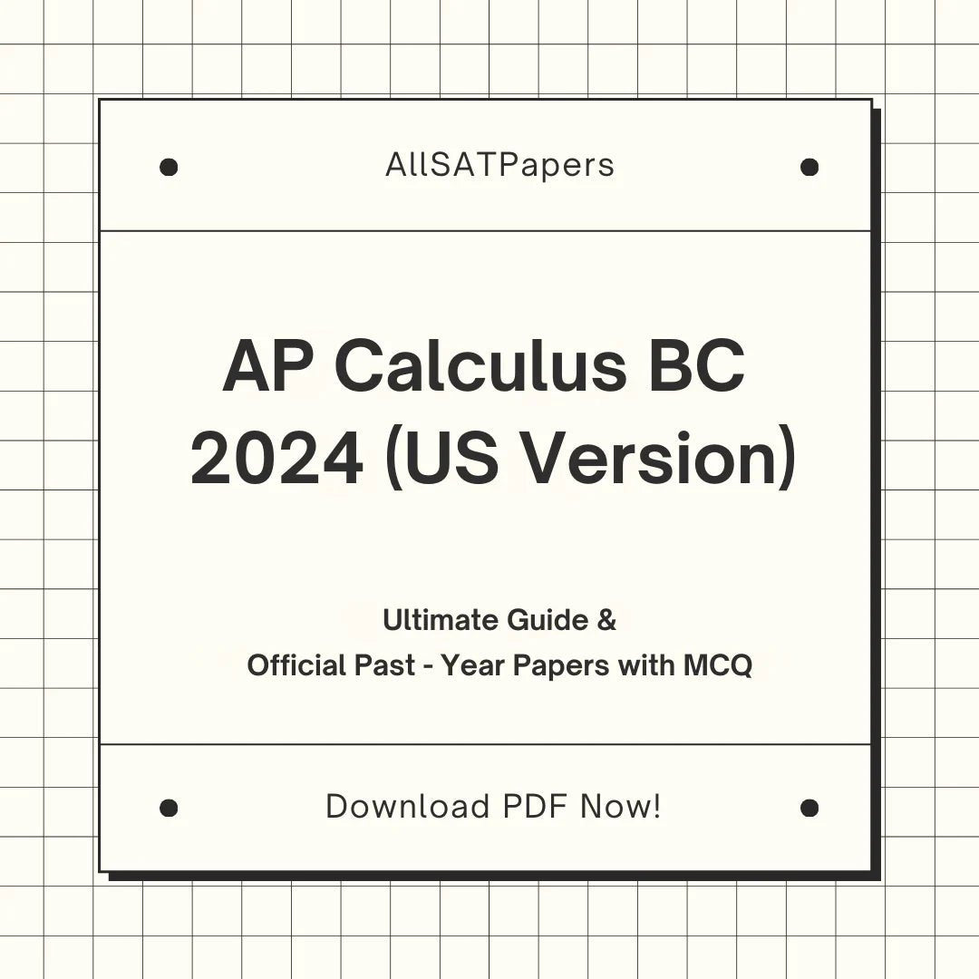 Official AP Calculus BC 2024 US Version Full Exam | AP Test with MCQ a ...