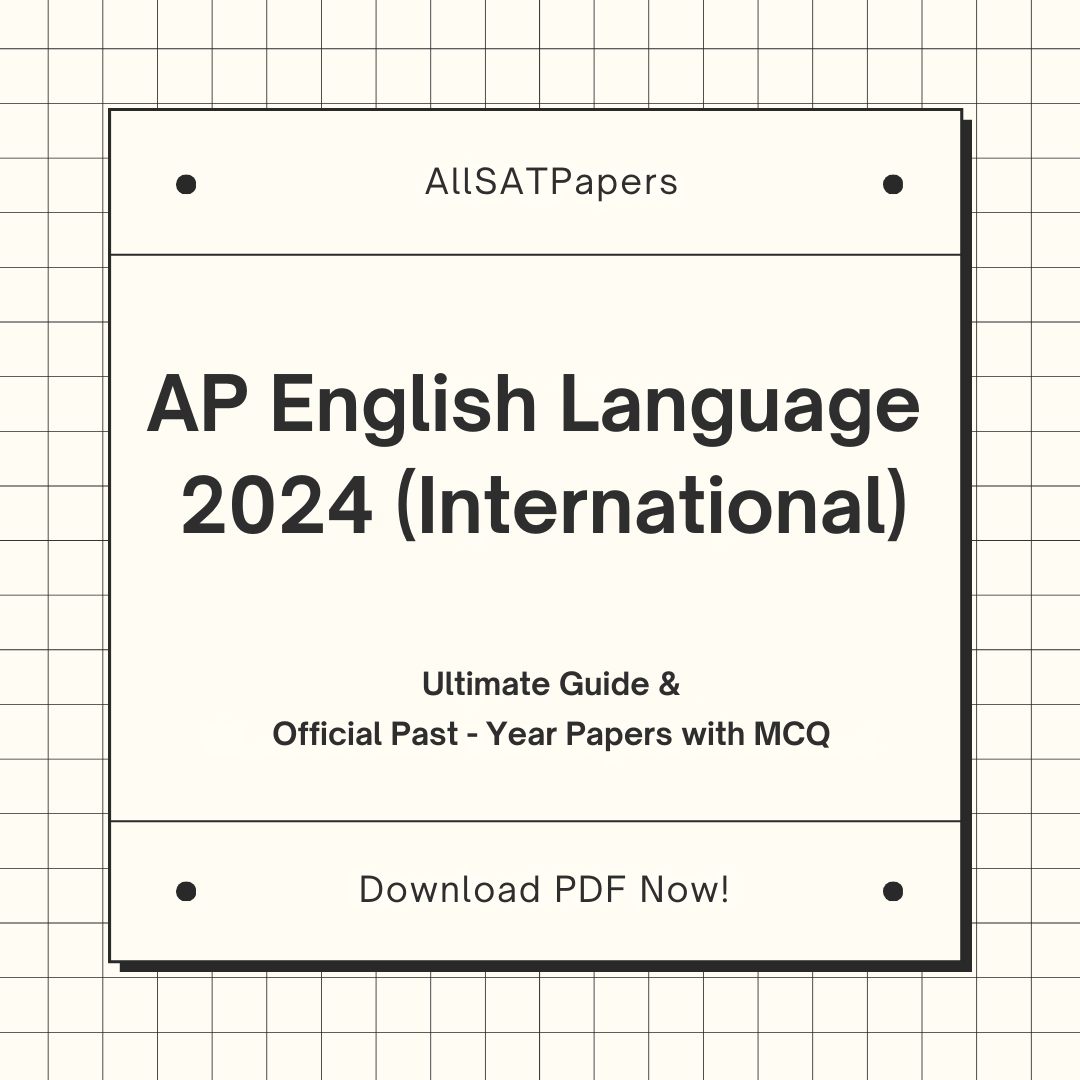 Official AP English Language 2024 International Full Exam | AP Test wi ...