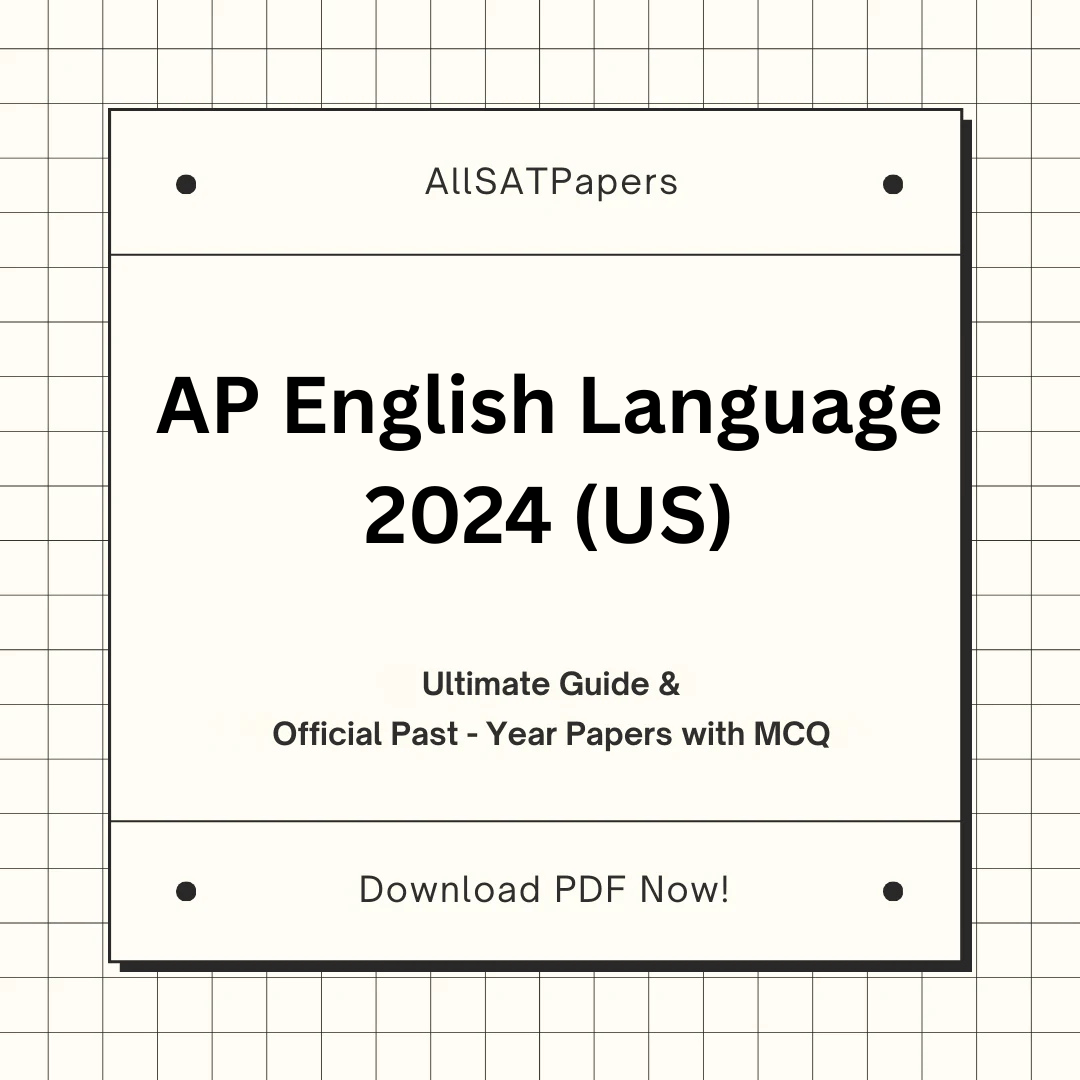 Official AP English Language 2024 US | AP Test with MCQ and Answers in ...