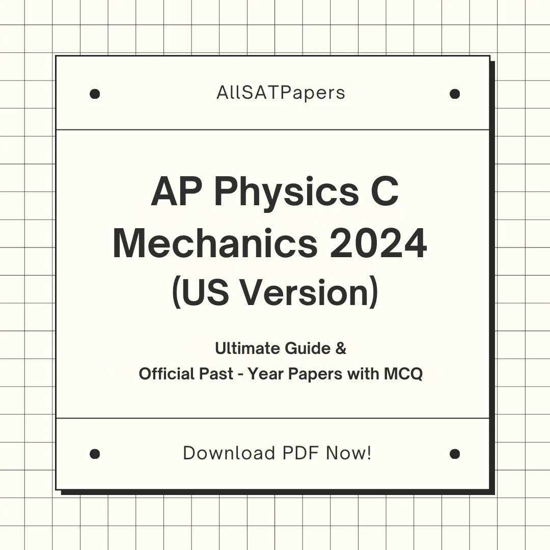 Official AP Physics C Mechanics 2024 US | AP Test with MCQ and Answers ...