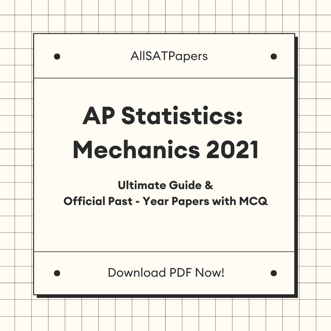 Official AP Statistics 2021 Full Exam | AP Test with MCQ and Answers i ...
