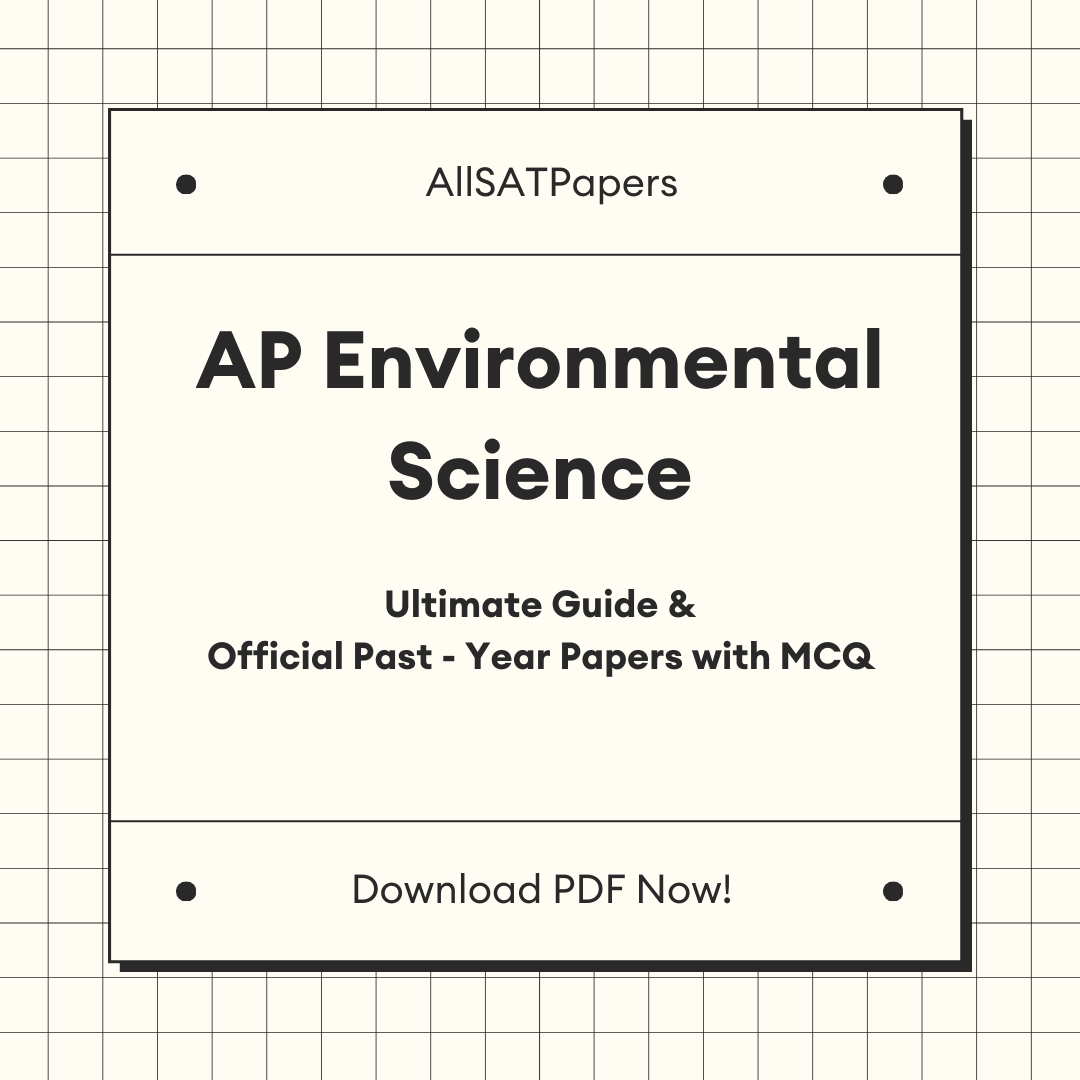 The Ultimate AP Environmental Science Guide & Official Past-Year Paper ...
