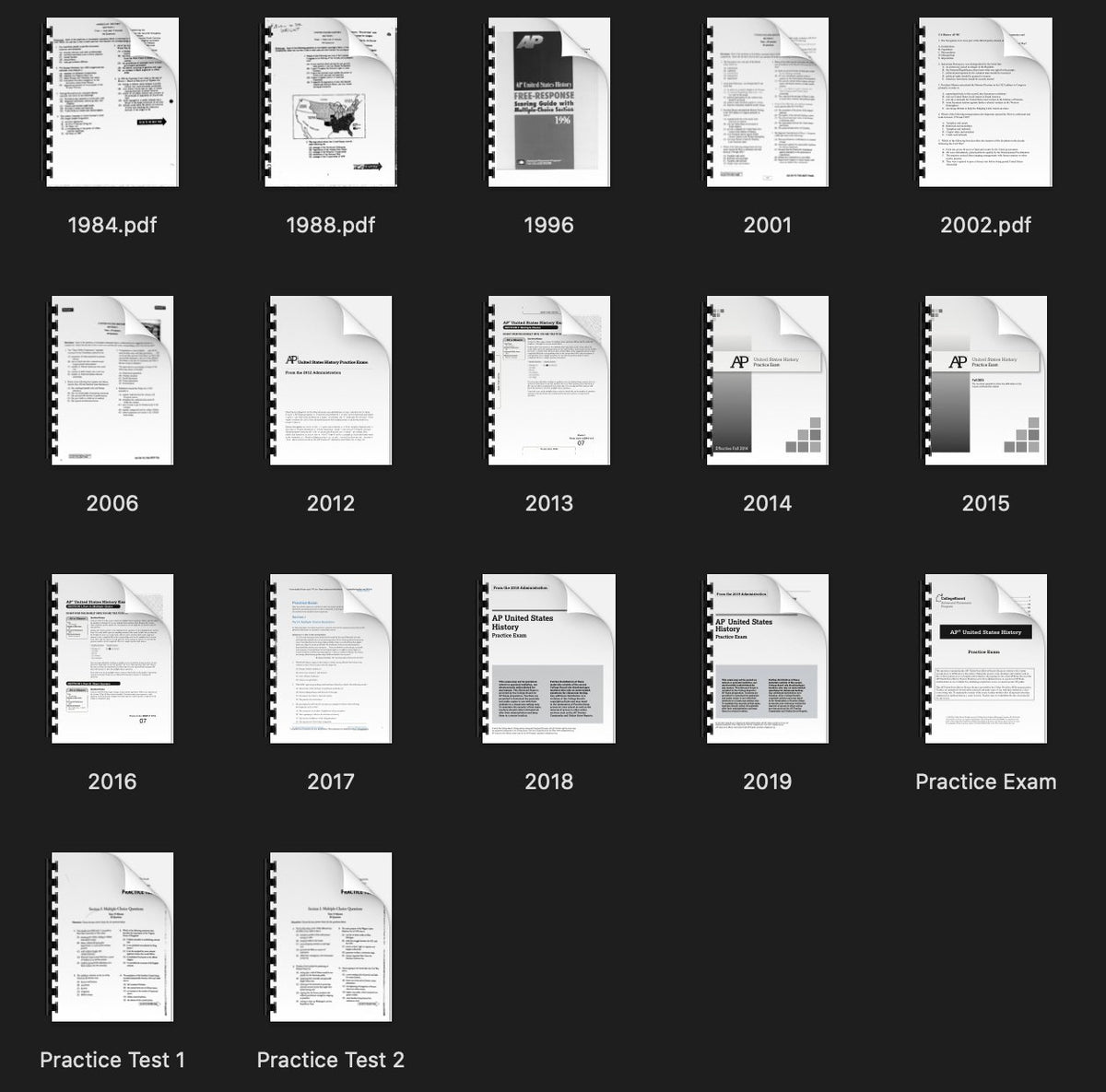 AP US History - 22 Official Full Exam Papers with MCQ from Year 1984 t ...